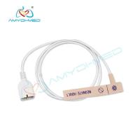 China TPU Tube Disposable SpO2 Sensor for Datex Ohmeda TS-AF-25 TS-AF-10 with 0.9M Cable and CE ISO 13485 Certification for sale