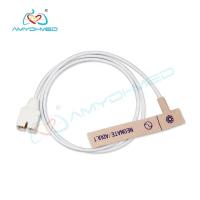 China TPU Tube Disposable SpO2 Sensor for Datex Ohmeda TS-AF-25 TS-AF-10 with 0.9M Cable and CE ISO 13485 Certification for sale