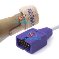China Non-Woven Adhesive Disposable SpO2 Sensor with 9-Pin Connector for Infant, Pediatric and Adult Healthcare Monitoring for sale
