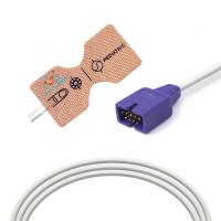 China Disposable Neonatal Adult SpO2 Sensor 0.9M Cable with 3-Year Shelf Life and Adhesive Tape for sale