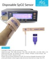 China DS-100A Disposable Pulse Oximeter Sensor 0.9M 9-Pin for Nihon Kohden Monitors for sale