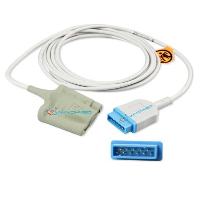 China GE SpO2 Pulse Oximeter 11-Pin Sensor Cable for Class II Heart Rate Monitoring Medical Equipment for sale
