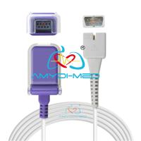 China 7-Pin SpO2 Pulse Oximeter Cable 3 Meter Medical Sensor Extension with DB9-7P Connector for sale