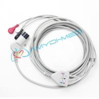 China 2.4m Cable 0.9m Leads Round 6-Pin ECG Cable for Medical Monitoring Equipment for sale