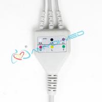China 2.4m Cable 0.9m Leads Round 6-Pin ECG Cable for Medical Monitoring Equipment for sale