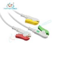 China 3-Lead ECG Cable with 2.4m TPU Cable & 0.9m Leads for GE-Marquette Patient Monitors for sale