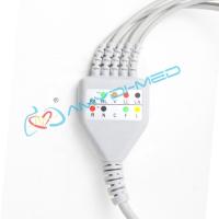 China 2.4 Meter 3-Lead ECG Cable for Mindray - TPU Medical Cable with ISO 13485 Certification for sale