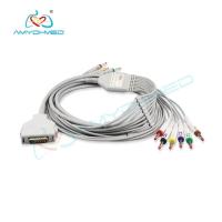 China Fukuda OEM ECG Cable 10-Lead with 2.4m TPU Cable for FX-2111 FX-3010 FX-4010 FCP-2155 Machines for sale