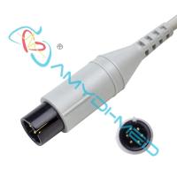 China ECG Patient Cable 2.4m with 0.9m Leads Compatible with Nihon Konden Mindray Comen 8000E Medical Devices for sale