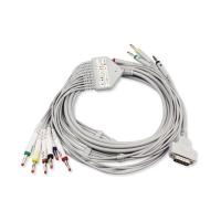 China GE Hellige ECG Cable 2.8m for Micro Smart MAC 500/1100/1200 ST 10-Lead with TPU Jacket for sale