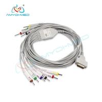 China GE Hellige ECG Cable 2.8m for Micro Smart MAC 500/1100/1200 ST 10-Lead with TPU Jacket for sale