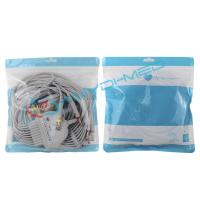 China TPU Coated 10-Lead ECG Cable for Nihon Kohden & Biocare - 2.4m Length with Medical Certifications for sale