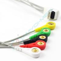 China 5 Lead Holter ECG Cable for Mortara H5 H3 - 0.9m TPU Medical Grade with 3-Year Warranty for sale