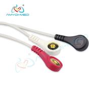 China DATEX NV-10J ECG Cable with 2.4m Length and 0.9m Leads - Medical Grade TPU Material for sale