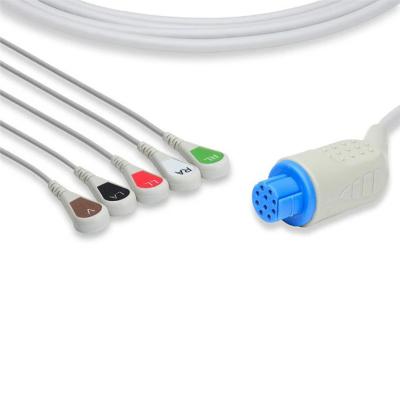 China Direct Connect ECG Cable CB-72595R 2.4m with TPU Jacket for Datex Ohmeda and GE-MARQUETTE Monitors for sale