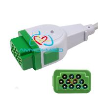China Direct Connect ECG Cable CB-72595R 2.4m with TPU Jacket for Datex Ohmeda and GE-MARQUETTE Monitors for sale