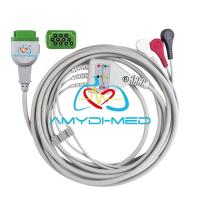 China Direct Connect ECG Cable CB-72595R 2.4m with TPU Jacket for Datex Ohmeda and GE-MARQUETTE Monitors for sale
