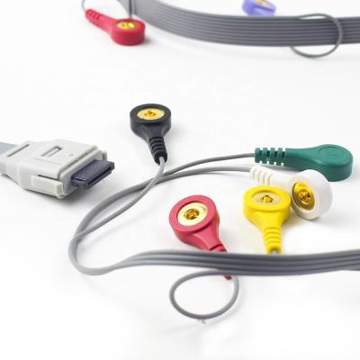 China 0.9M TPU ECG Patient Cable 10 Lead with BIOMEDICAL 26P Yoke for Medical Monitors for sale
