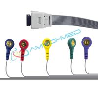 China 0.9M TPU ECG Patient Cable 10 Lead with BIOMEDICAL 26P Yoke for Medical Monitors for sale