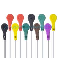 China DMS 300-3A/4A/4L ECG Holter Cable 19-Pin 10-Lead AHA Snap with 0.8m Length and 3-Year Warranty for sale
