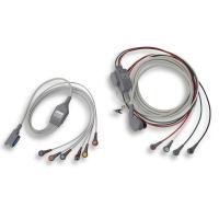 China Nihon Kohden CardioLife 5-Lead ECG Electrode Cable 0.9M TPU with CE ISO13485 Certification for sale