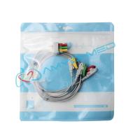 China Nihon Kohden CardioLife 5-Lead ECG Electrode Cable 0.9M TPU with CE ISO13485 Certification for sale