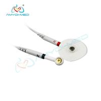 China ECG Snap Connector Adapters - White Plastic & Metal Medical Grade with 12 Month Warranty for sale