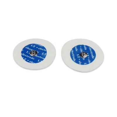 China White Foam Nonwoven ECG Electrode Pads PF-30/45/55 for Pediatric and Infant Medical Monitoring for sale