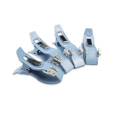 China Adult ECG Limb Clamp Electrodes with 21mm Diameter and 26mm Suction Ball for IEC AHA Standards for sale
