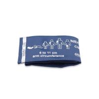 China Reusable Neonatal NIBP Blood Pressure Cuff 11cm Single Hose with PU Bladder for Newborn Monitoring for sale
