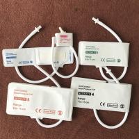 China Disposable NIBP Blood Pressure Cuff - Single Tube Neonatal to Adult Sizes 3.3cm-15cm Range for sale