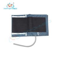 China Nylon Adult NIBP Blood Pressure Cuff 35cm Arm Circumference Single Tube with PU Bladder for sale
