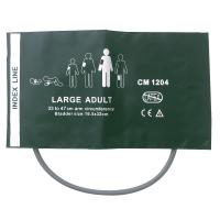 China Reusable Nylon Large Adult Blood Pressure Cuff 33-47 cm Single Tube with CE/ISO13485 Certification for sale