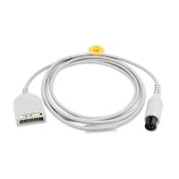 China Mindray ECG Trunk Cable 5 Lead Yoke Grey 3m TPU Medical Cable for Patient Monitoring for sale
