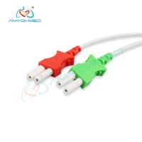 China 5-Lead ECG Cable for Spacelabs Patient Monitor - 2.4m TPU Cable with Snap Clip Termination for sale
