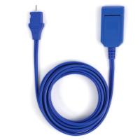China 3 Meter Gray Silicon Monopolar Electrosurgical Cable for Valleylab ESU Systems - CE Approved Reusable Medical Device for sale