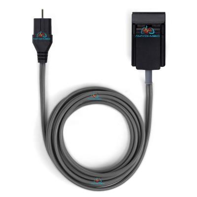 China CE Certified Reusable Medical Silicone Electrosurgical Cable 3m with Φ2.3 Female Plug for Martin Berchtold Units for sale