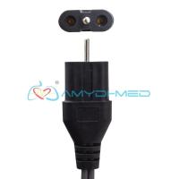 China CE Certified Reusable Medical Silicone Electrosurgical Cable 3m with Φ2.3 Female Plug for Martin Berchtold Units for sale