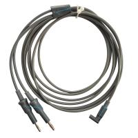 China Reusable Silicone Electrosurgical Cable with 4.0mm Banana Plug and 3m Length for ESU Handpiece Control for sale