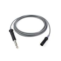 China Class I Electrosurgical Cables Silicone Monopolar Cable 3000mm with 8.0mm to 2.0mm Plugs for Berchtold Martin ERBE for sale