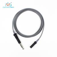 China Class I Electrosurgical Cables Silicone Monopolar Cable 3000mm with 8.0mm to 2.0mm Plugs for Berchtold Martin ERBE for sale