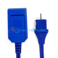 China CE Approved Disposable PVC Patient Plate Cable for Electrosurgical Units - 3 Meter Length, Erbe Valleylab Compatible for sale