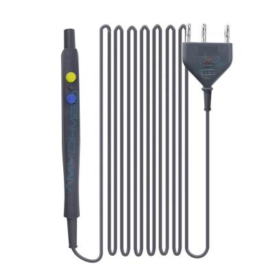 China Reusable Valleylab Electrosurgical Pencil with 3.0m Cable and Φ4.0 Banana Plug for Surgical Procedures for sale