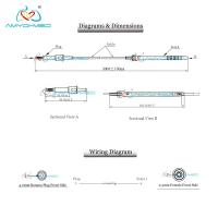 China Reusable ESU Electrosurgical Pencil with 3m Cable for Surgical Electrocution and Electrocoagulation Procedures for sale