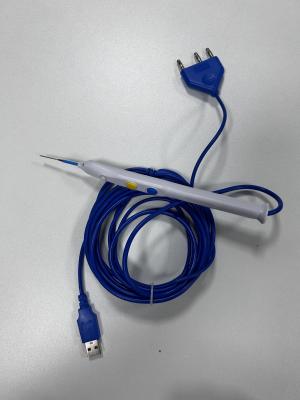 China LED Disposable Electrosurgical Pencil with 2.5m Cable for Cautery and Diathermy Procedures for sale