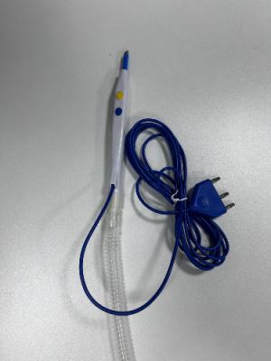 China Disposable Electrosurgical Pencil with Smoke Evacuation - 2.5m Cable, Ergonomic Design for sale