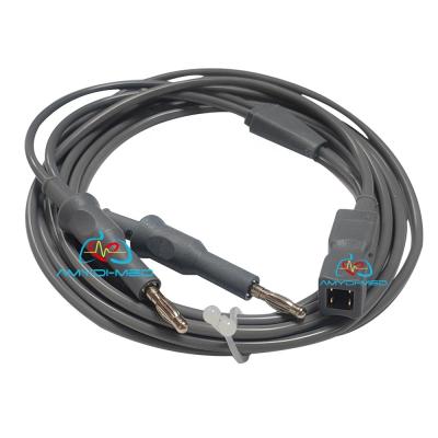 China Reusable Silicone ESU Cable for Bipolar Forceps with 3.0m Length for sale