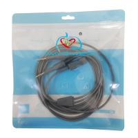 China Reusable Silicone ESU Cable for Bipolar Forceps 3.0m Length Gray for sale