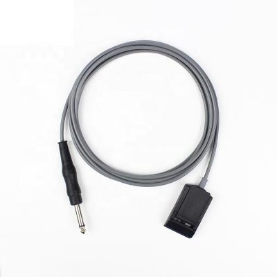 China Soft Silicone Reusable Electrosurgical Cable 3000mm for Monopolar Bipolar Medical Use for sale