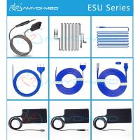 China Soft Silicone Reusable Electrosurgical Cable 3000mm for Monopolar Bipolar Medical Use for sale